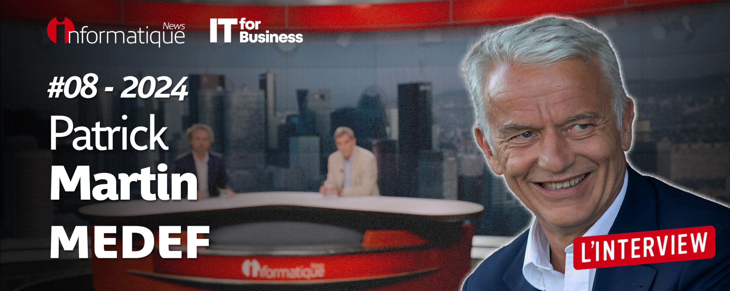 Patrick Martin, président du Medef, est notre Grand Témoin